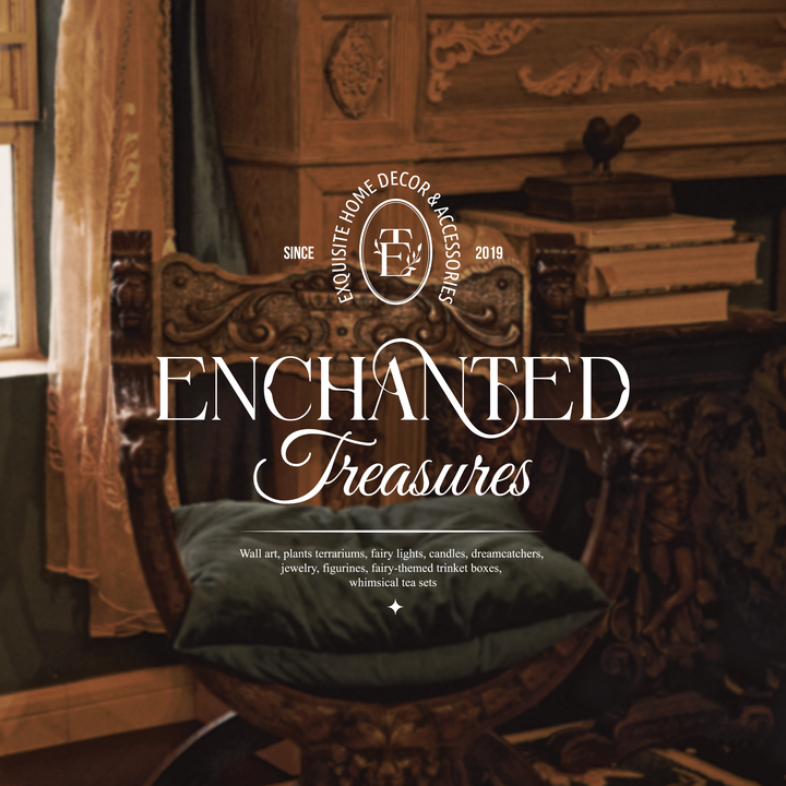 ENCHANTED TREASURES / LOGO & VISUAL DESIGN