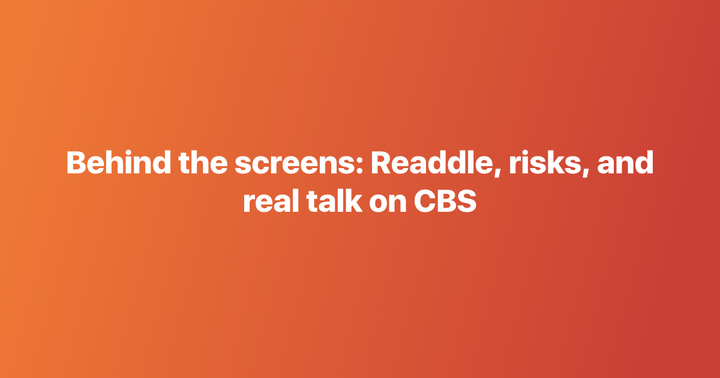 Behind the screens: Readdle, risks, and real talk on CBS Behind the screens: Readdle, risks, and real talk on CBS
