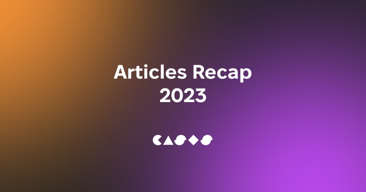 Articles Recap 2023
