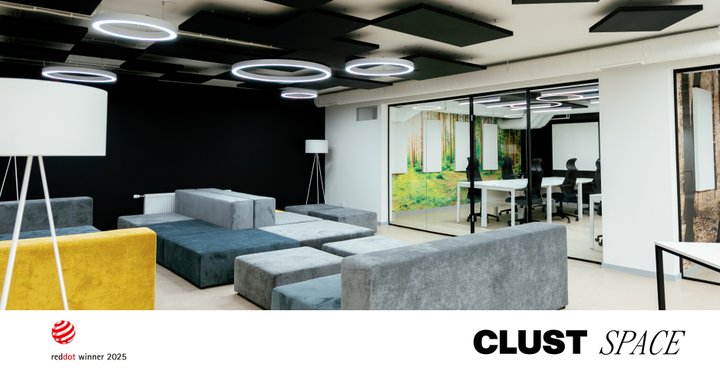 Проєкт CLUST SPACE отримав нагороду Red Dot Design Award 2025
