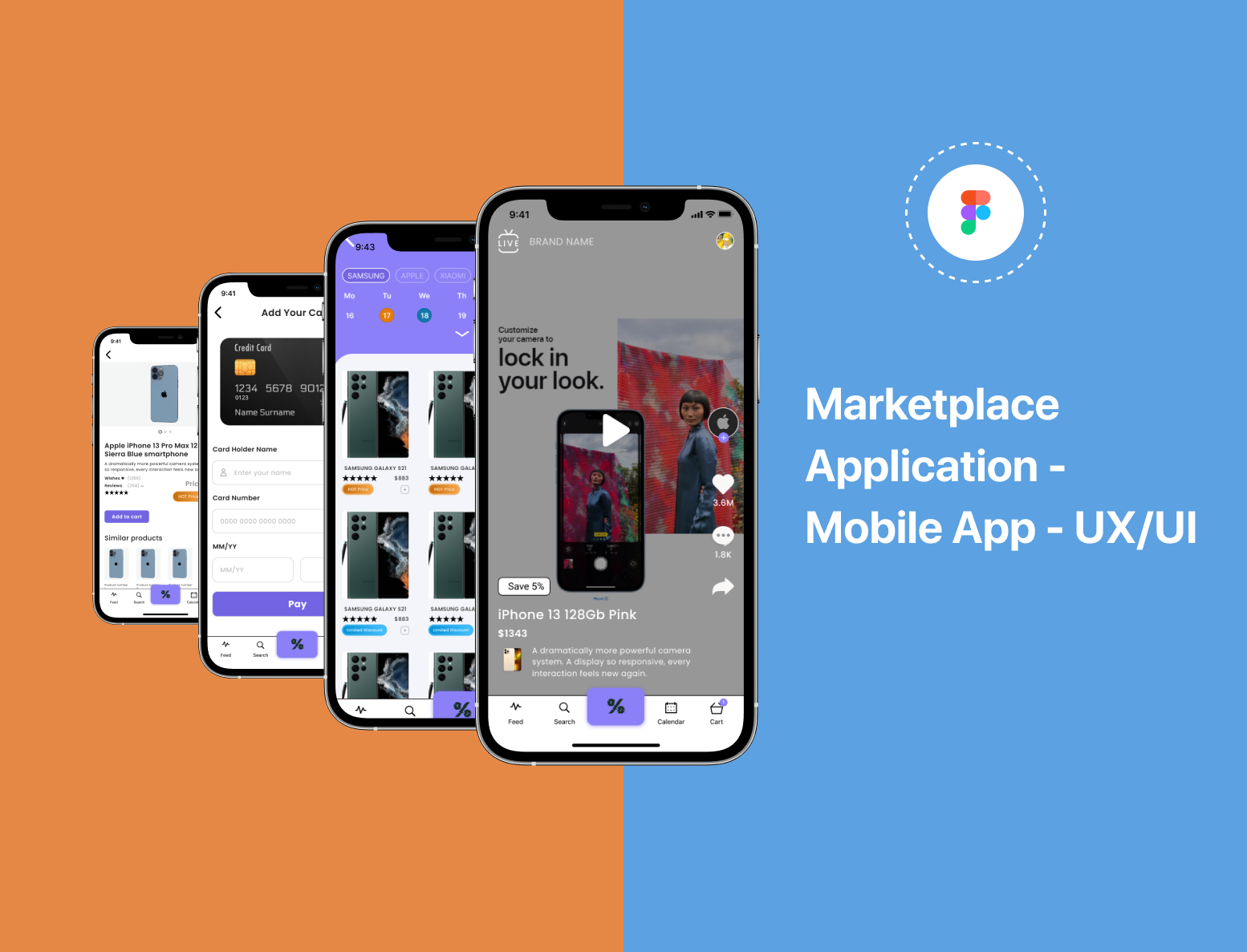Marketplace Application - Mobile App - UX/UI